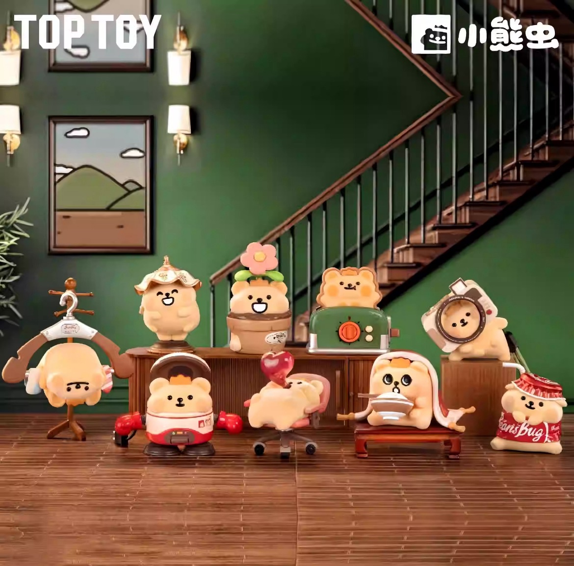 ONEONELITE - 《盲盒直接抽》TOPTOY小熊蟲躲貓貓