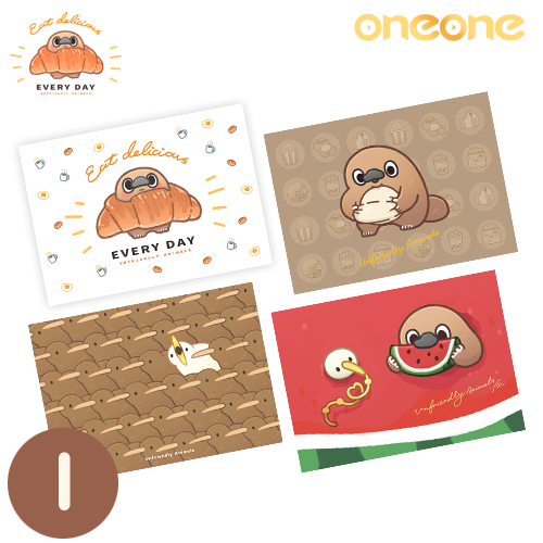 oneone玩玩::《不友善的奇妙動物》-3 第一彈EAT DELICIOUS