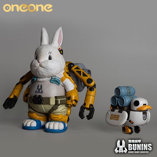 oneone玩玩::【兔兔機甲 BUNINS】兔兔瓦斯工＋機甲鴨鴨