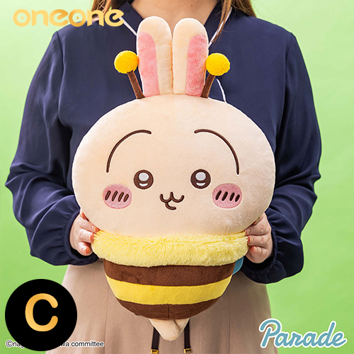 oneone玩玩::【超巨大】《爽抽樂》吉伊卡哇蜜蜂BIG 35cm絨毛娃娃★無最後賞